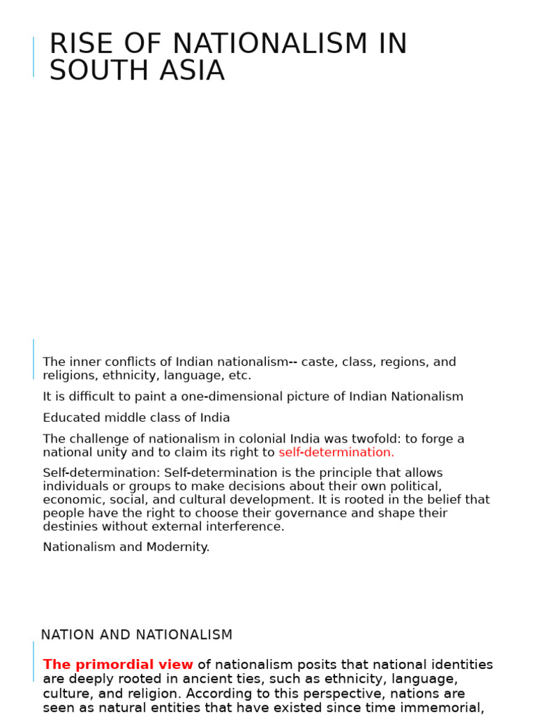 Nationalism in South Asia: Key Perspectives | PDF | Nationalism | Nation