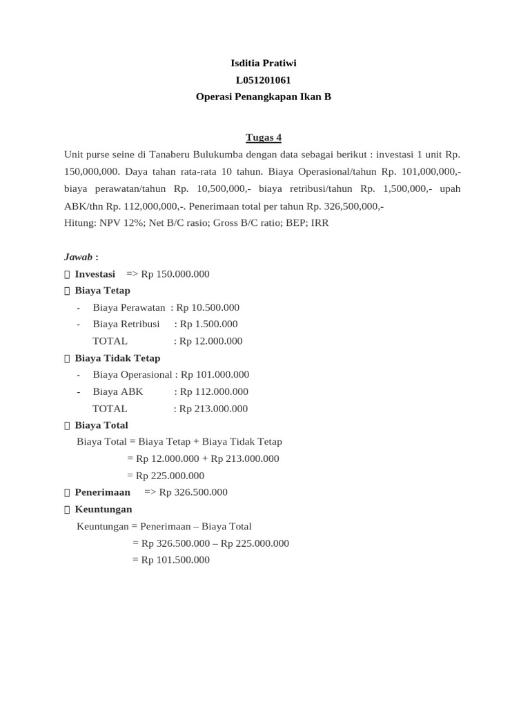 Sastika - l051201010 - Tgs 4 Opi (A) | PDF