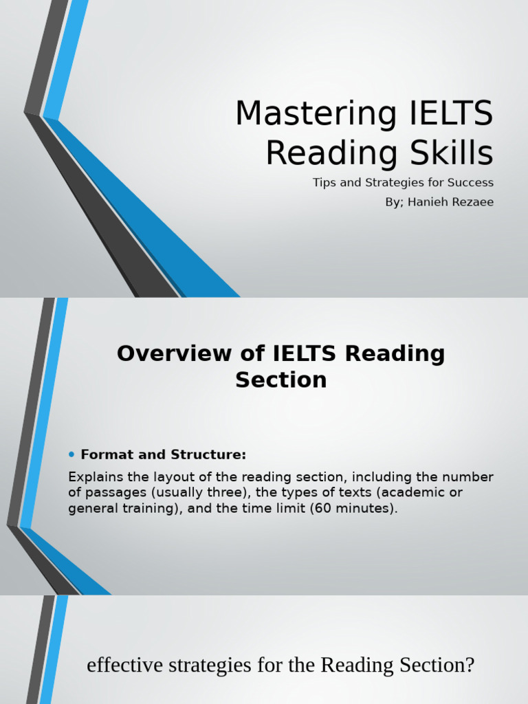 Mastering Ielts Reading Skills Pdf Speed Reading Multiple Choice