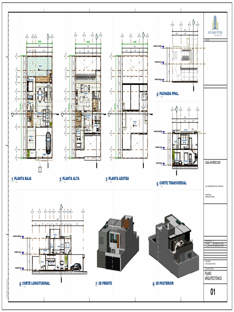 Plano Arq. - Universo - 2000 | PDF