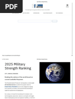 2025 Global Firepower Rankings | PDF | Navies | Warfare