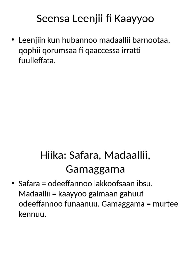Leenjii Qopheessitoota Qormaata 10slides-3 | PDF