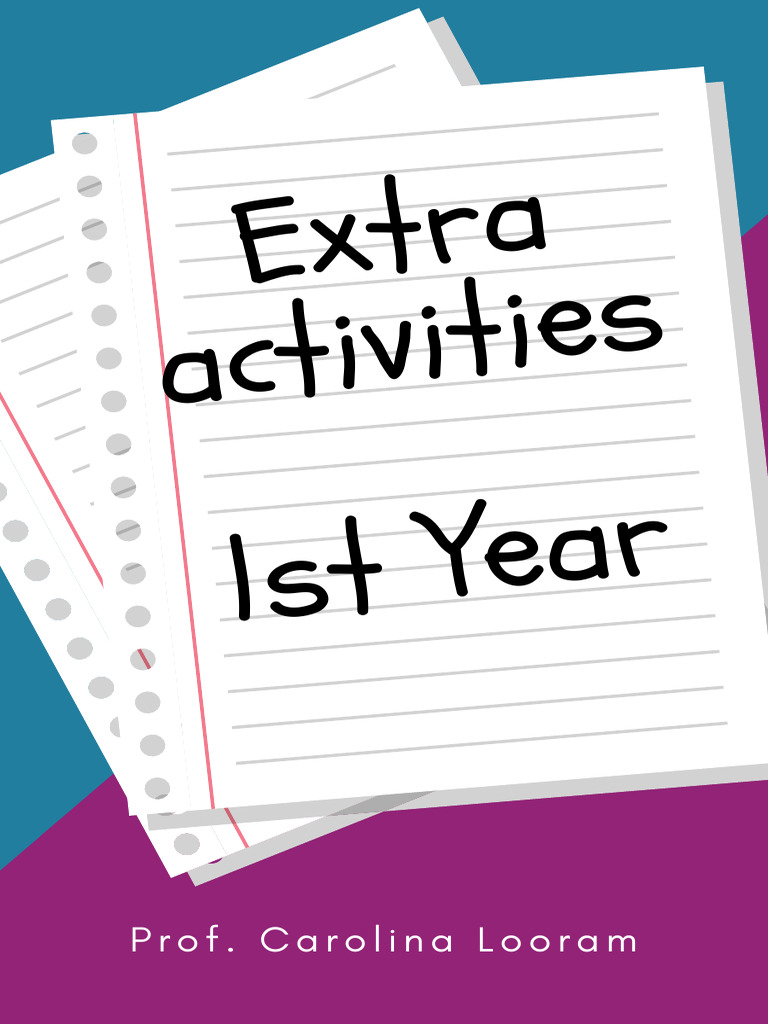 Extra Worksheets 1st Year | PDF | Grandparent