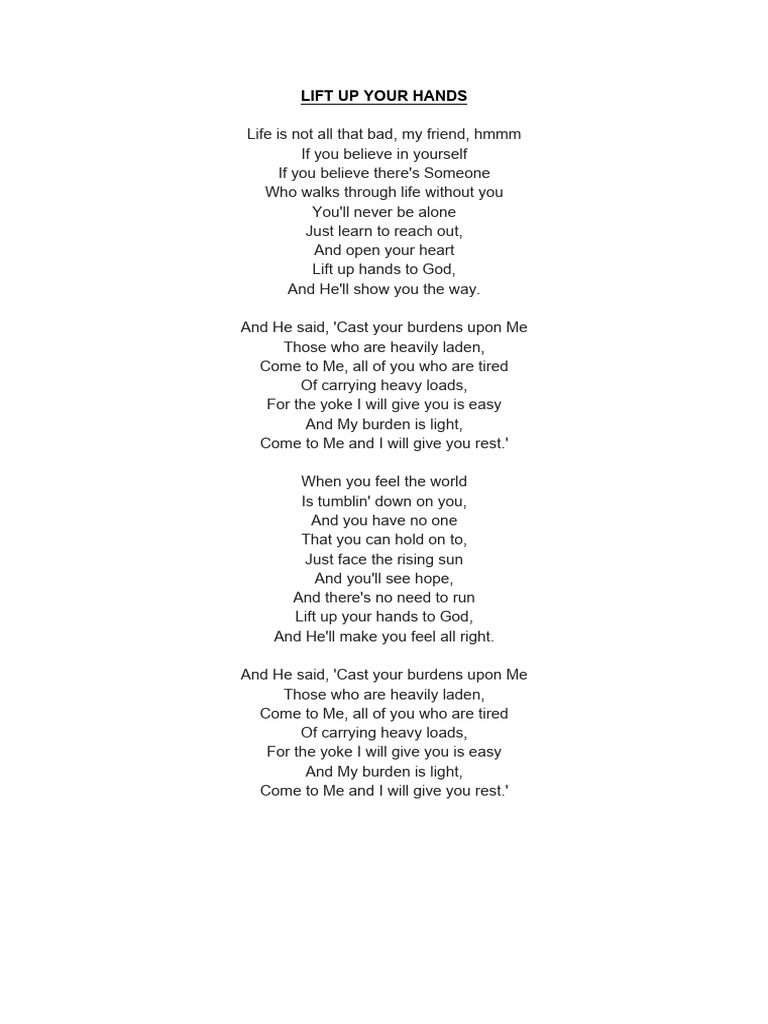 Memorial Songs Lyrics V2 | PDF