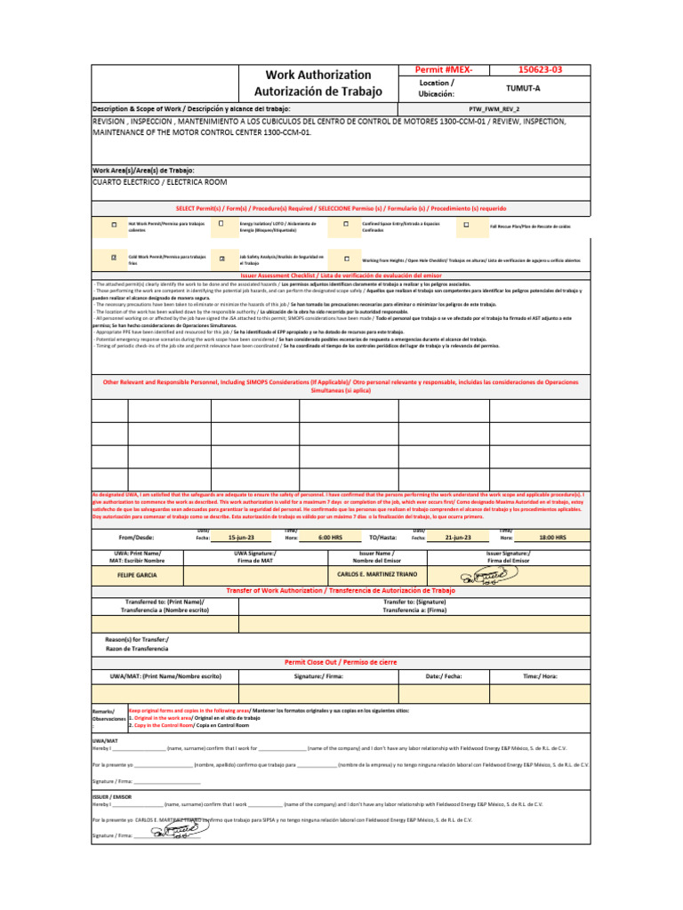 Ptw-Mex-150623-03 PTW CCM Centro de Control de Motores | PDF
