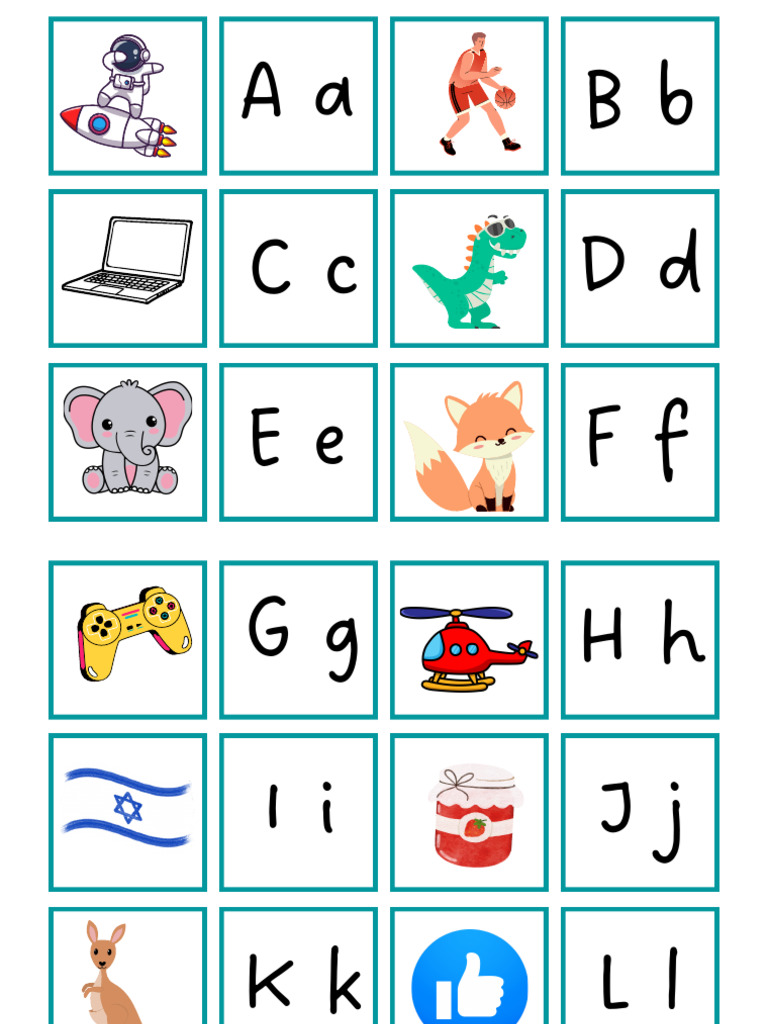Animals Flashcard Memory Game PDF | PDF