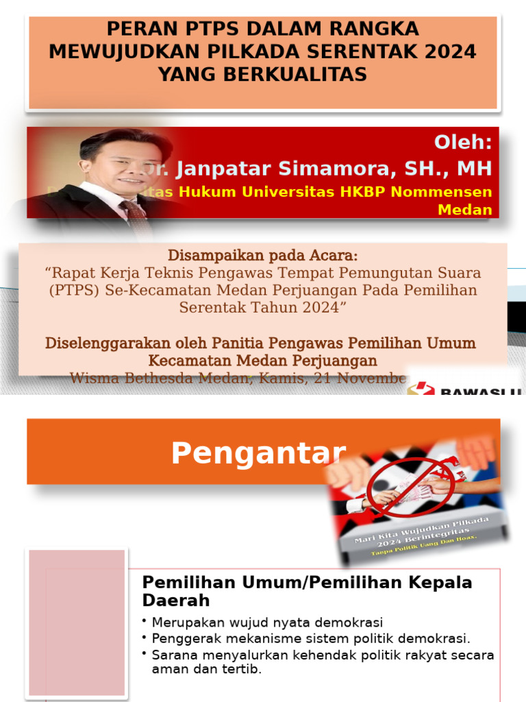 PERAN SERTA MASYARAKAT DALAM MELAKUKAN PENGAWASAN PARTISIPATIF PADA PEMILIHAN KEPALA DAERAH ...