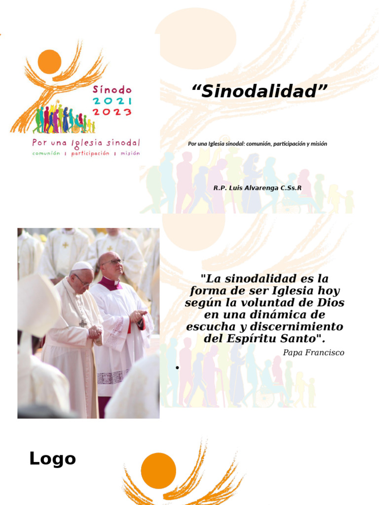 Sinodalidad | PDF | Sínodo | eucaristía
