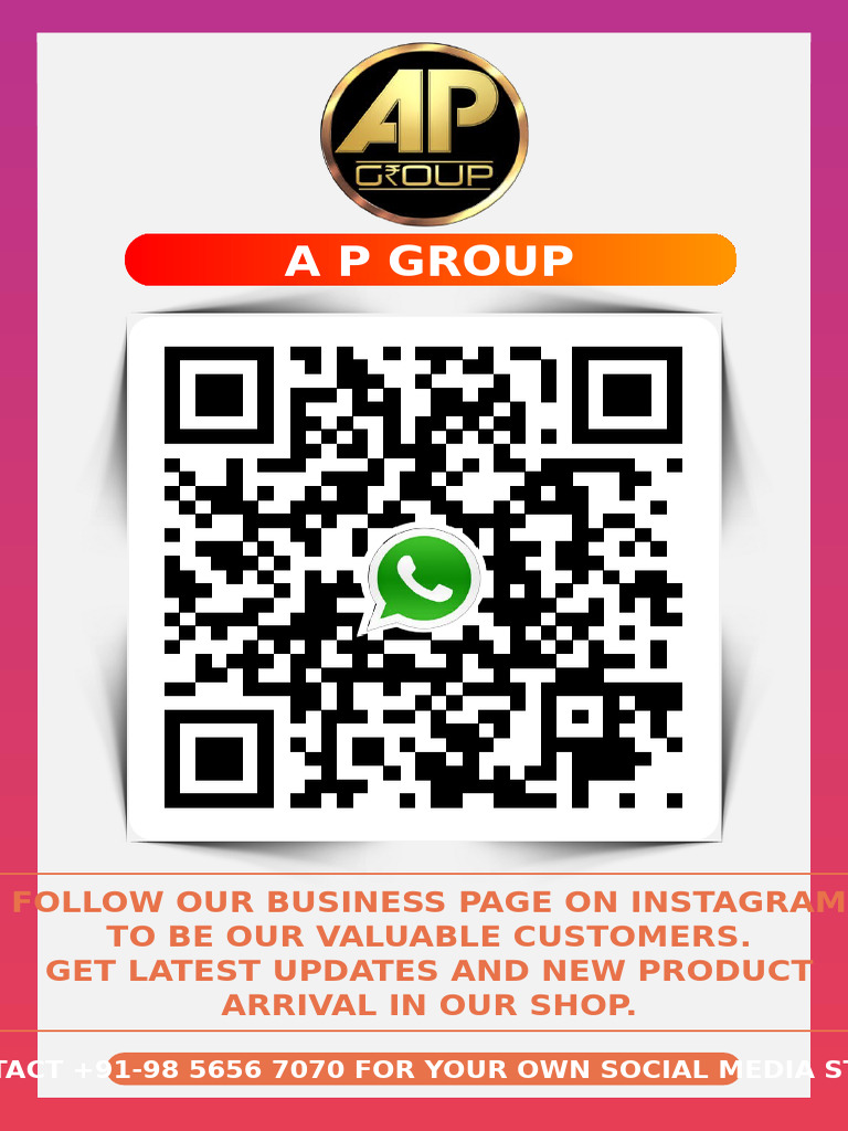 Instagram Follow Me Standy PPT Template | PDF