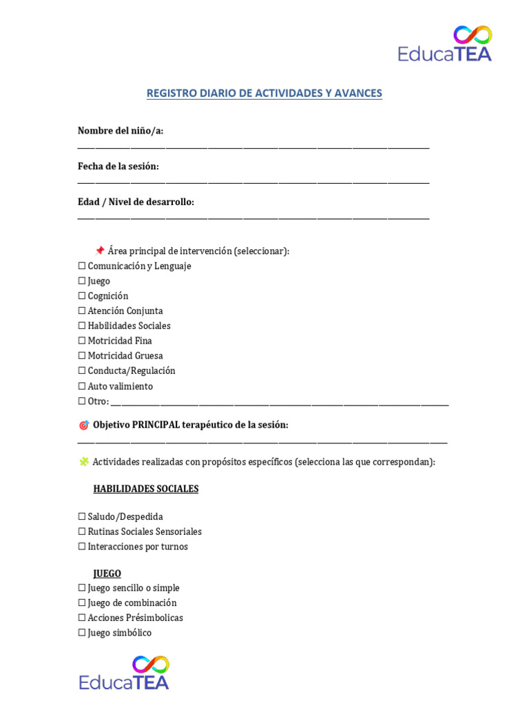 PLANILLA DE REGISTRO Y AVANCES | PDF | Comportamiento | Comunicación