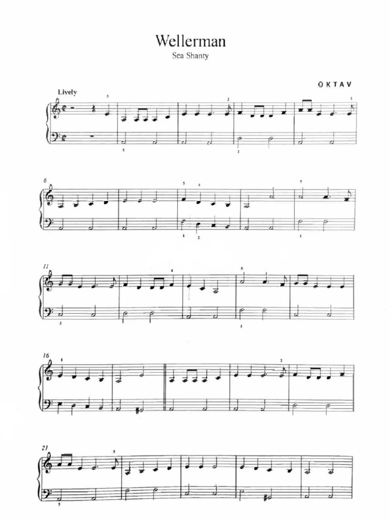 Wellerman Sea Shanty | PDF