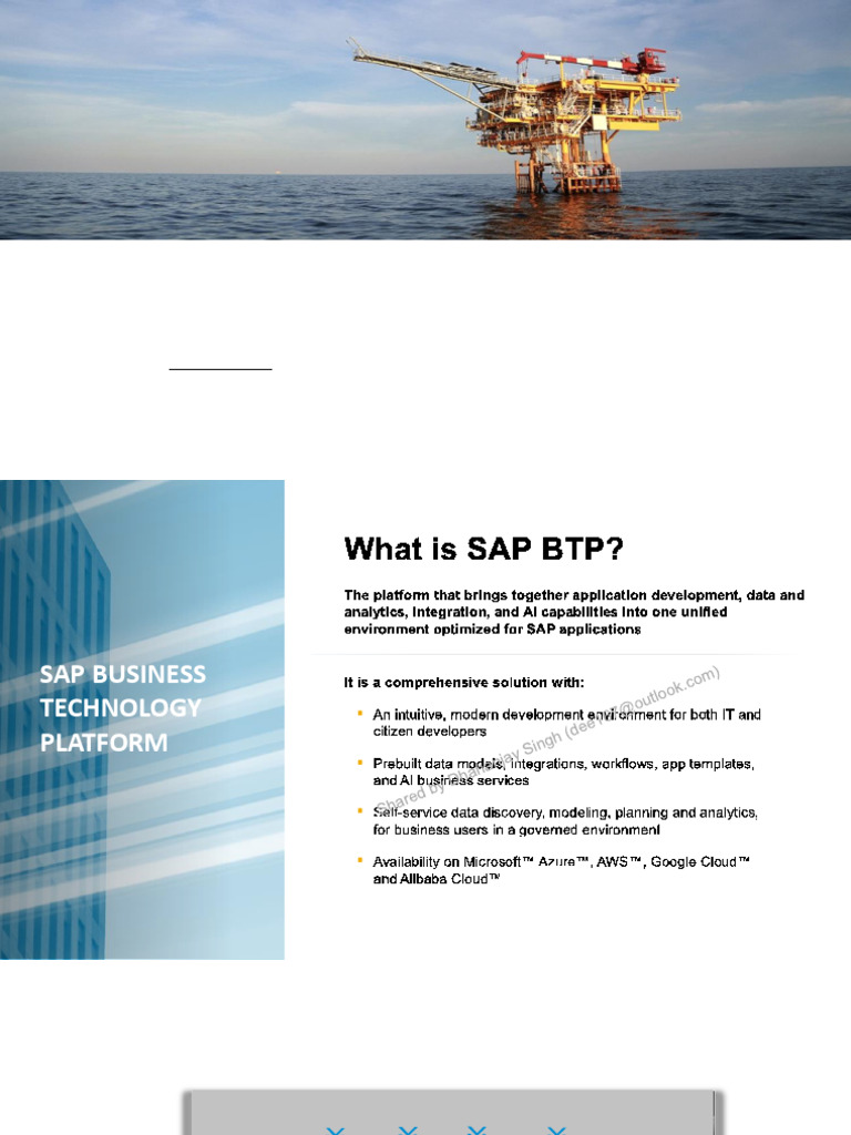 SAP BTP Uses in SAP IS OIL Solution (Selective) | PDF | Analytics | Oil Refinery