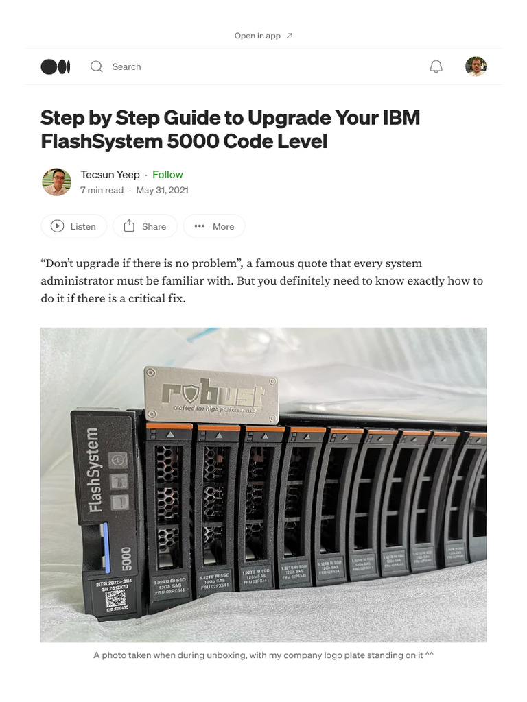 FlashSystem 5000 Upgrade Guide | PDF | System Software | Computer Science