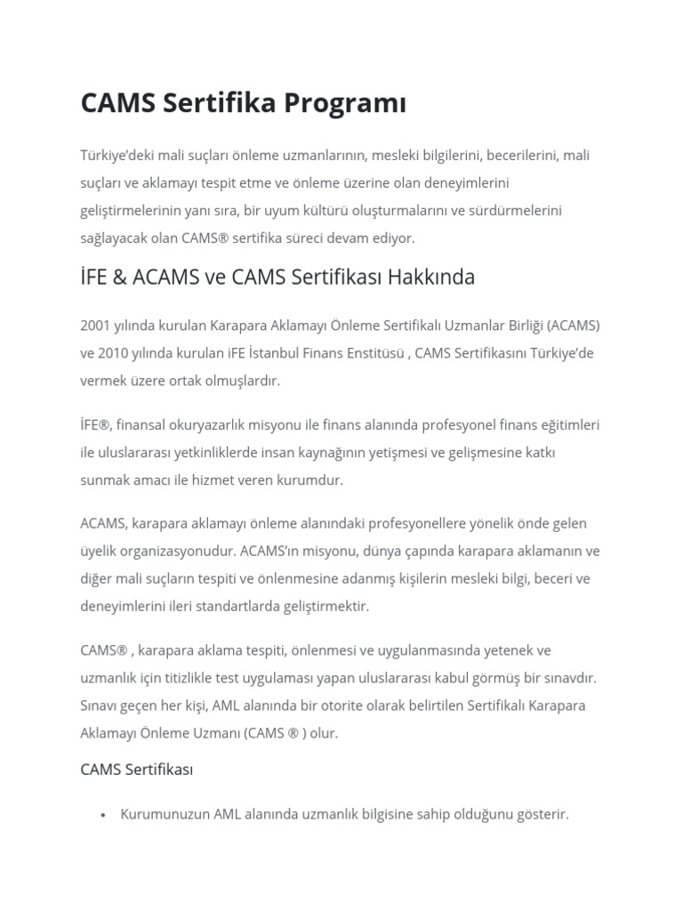 Cams | PDF