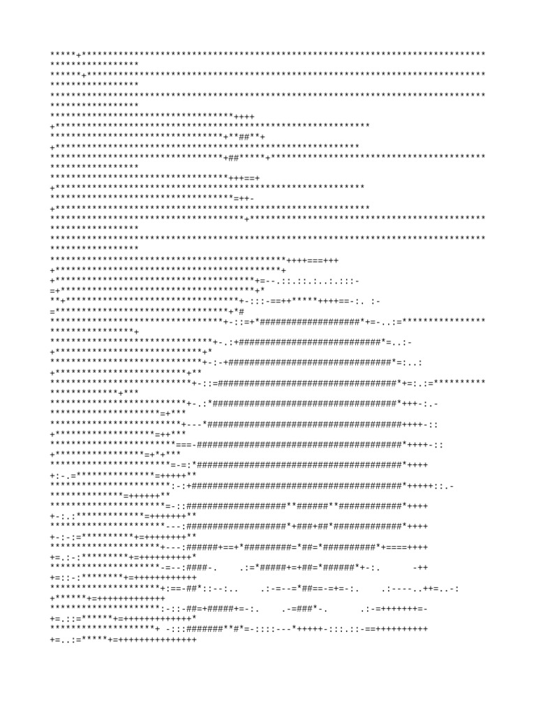 Ecio Ascii Art Invertido | PDF