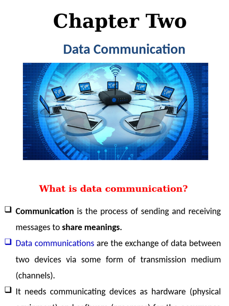 Ch2 Data Communication | PDF | Network Switch | Computer Network