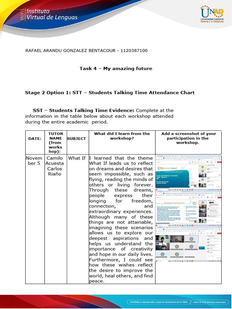 Task 4 - My Amazing Future | PDF | English Language | Knowledge