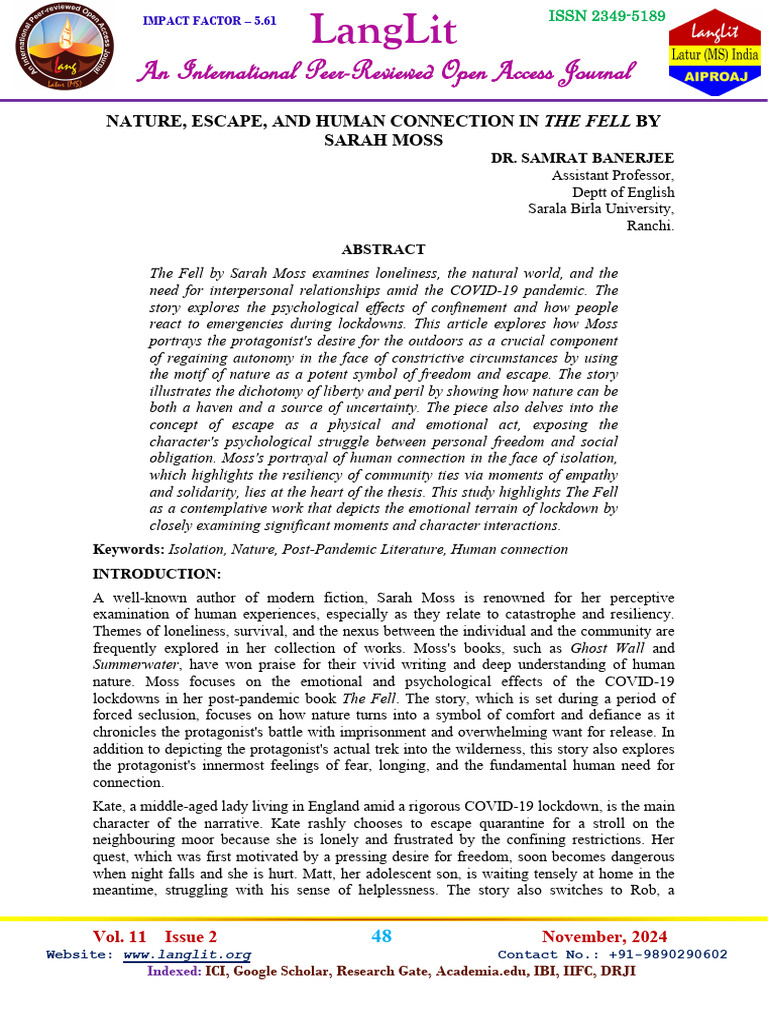 Dr. Samrat Banerjee | PDF | Loneliness | Empathy