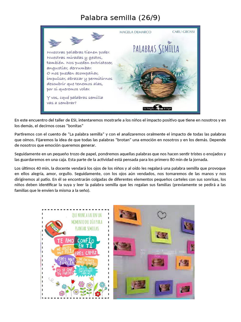 Palabra Semilla | PDF