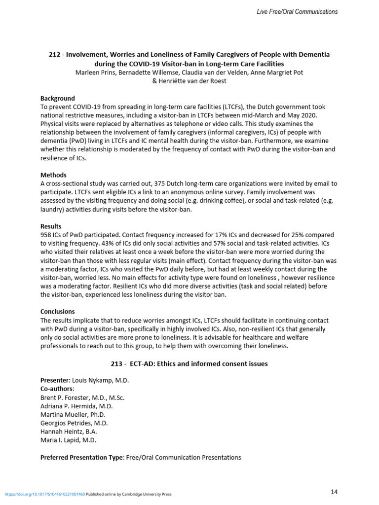 213 Ect Ad Ethics and Informed Consent Issues | PDF | Dementia ...
