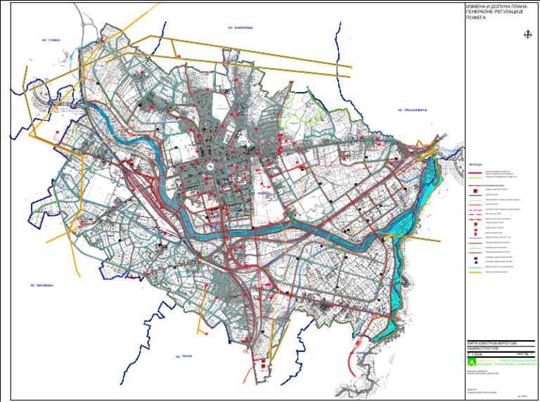 7.karta Elektroenergetske Infrastrukture | PDF