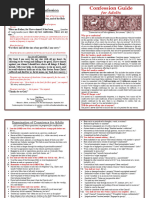 Confession Cheat Sheet For CCD | PDF | Penance | Sacraments