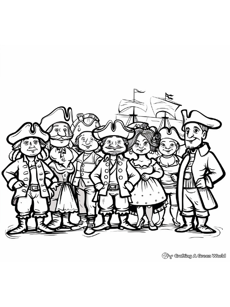 Historic 13 Colonies Coloring Sheets 2 | PDF