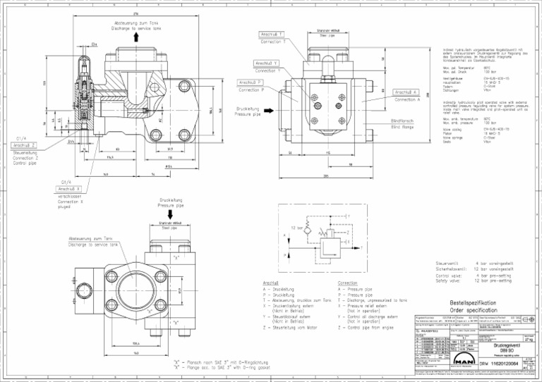 MJV21AA020 - Pressure Control Valve - Drawing | PDF