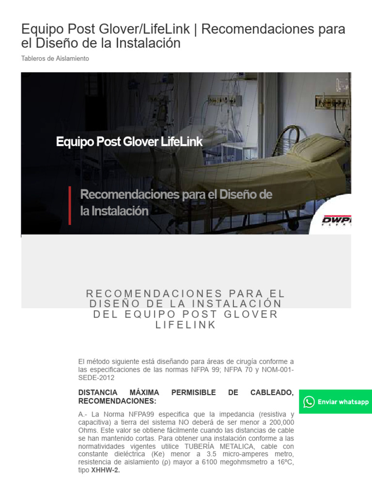 Recomendaciones para Post Glover LifeLink | PDF | Reloj | Conductor ...