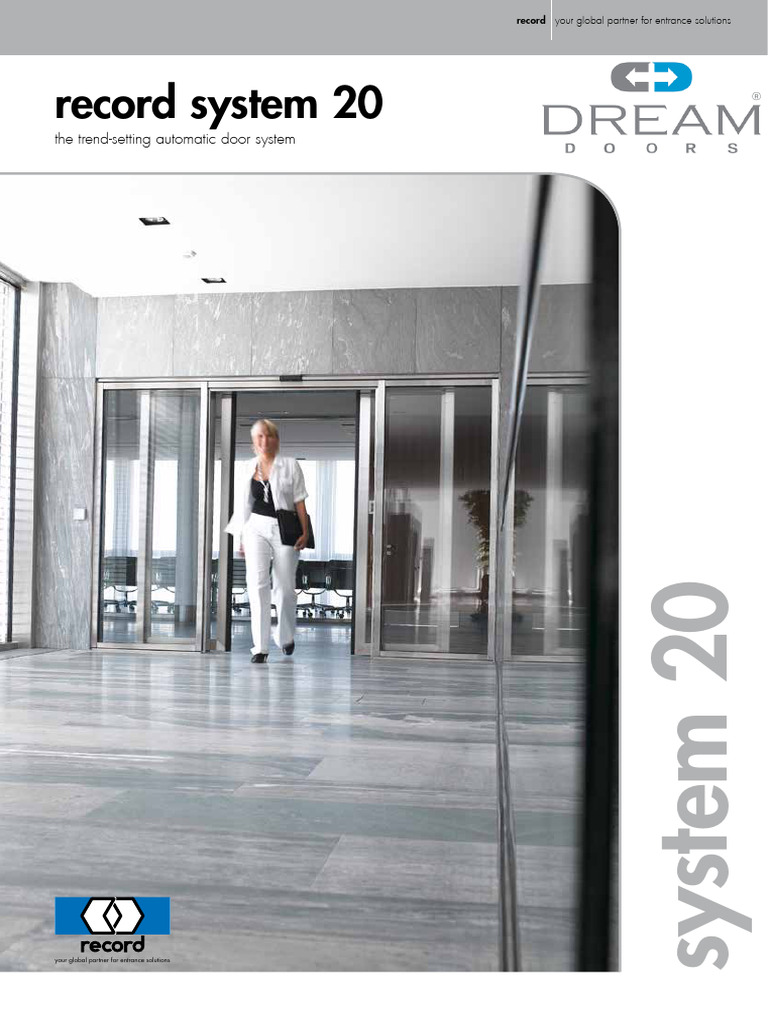 Record System 20: Advanced Automatic Doors | PDF | Door | Leaf