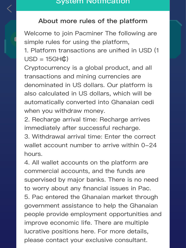 Pacminer Platform Rules and Guidelines | PDF