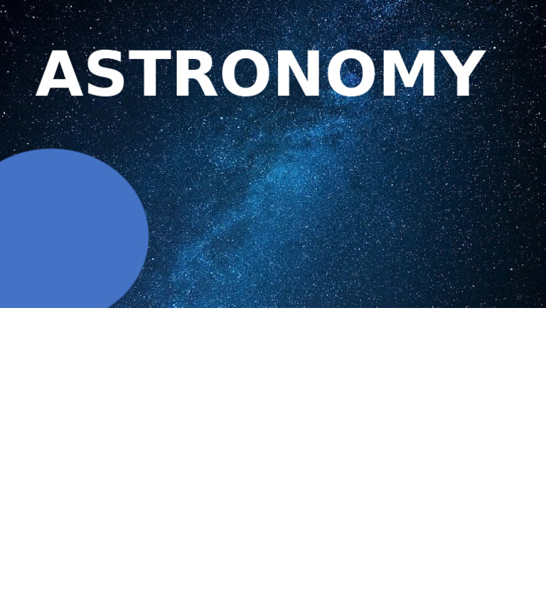 ASTRONOMY | PDF
