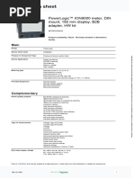 PowerLogic PM8000 PM8240 Datasheet | PDF | Ac Power | Alternating Current