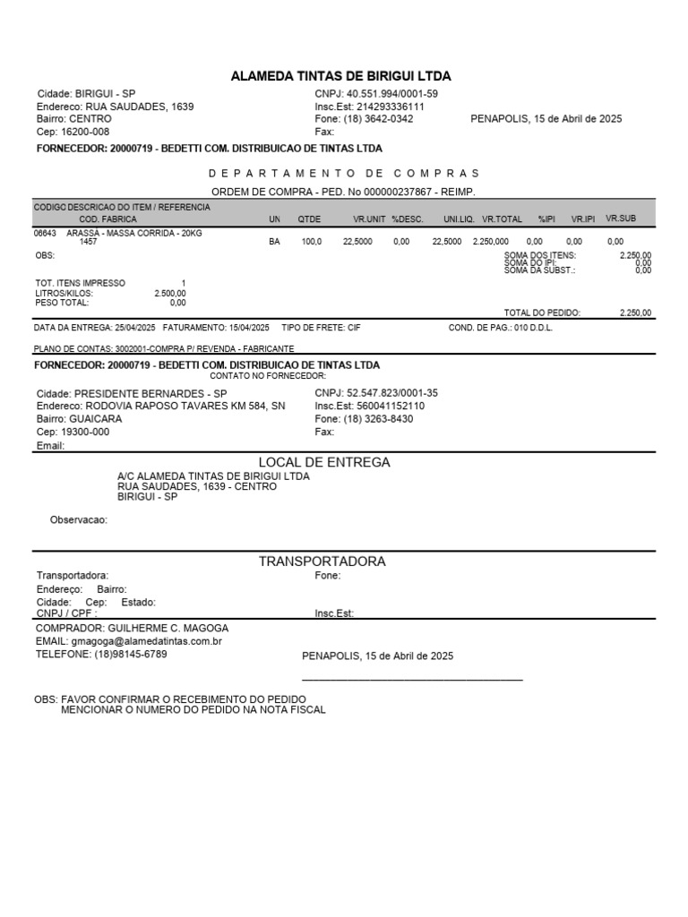 PC237867 - PDC - 15 - 04 - 2025 | PDF