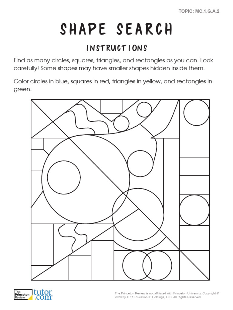 1st Grade Shapes 2 | PDF