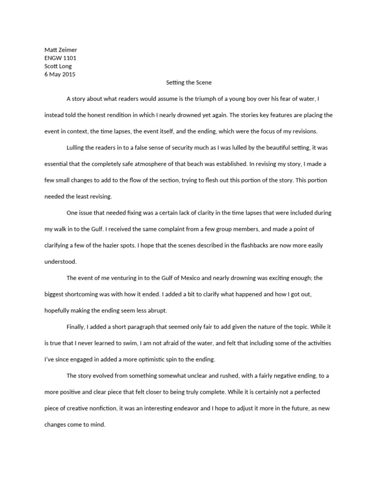 Setting the Scene | PDF