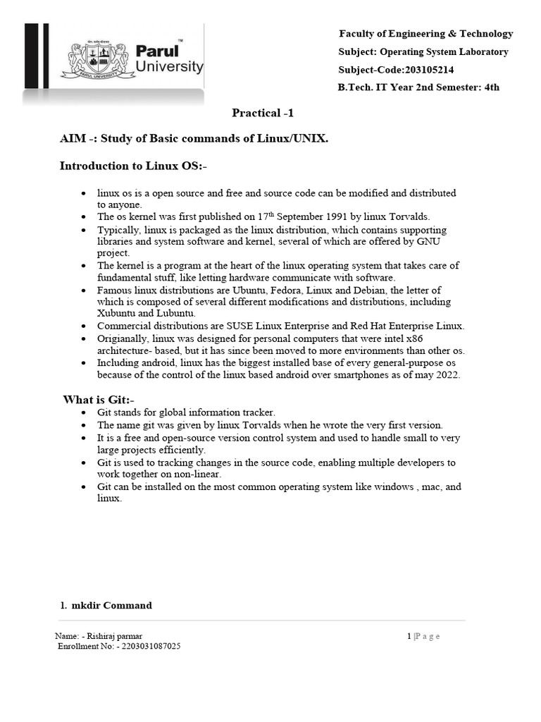 Linux Commands Overview for Beginners | PDF | Linux | Linux Distribution