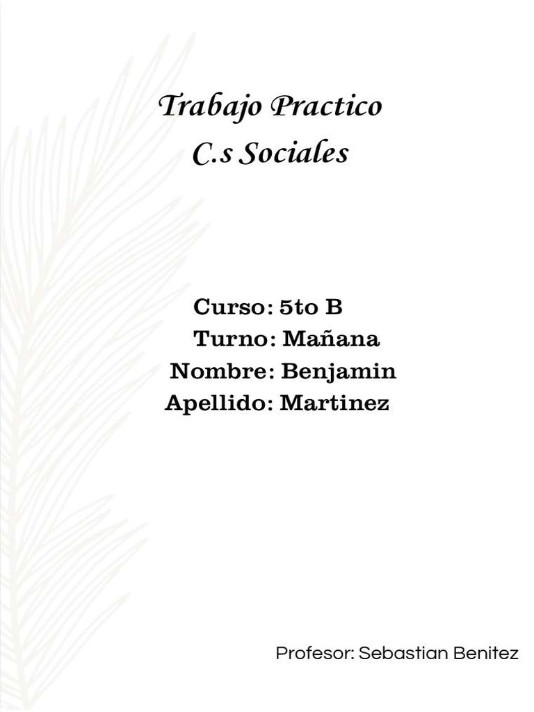 Imagen Caratula TP Sociales | PDF