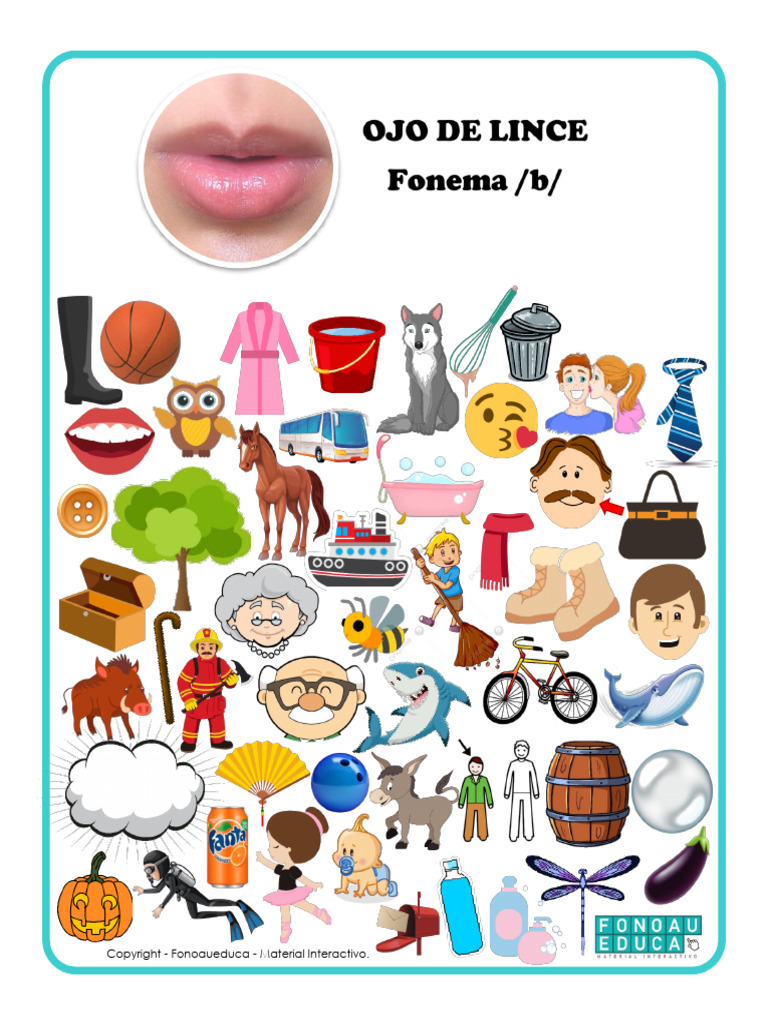 Generalización de Fonema B - Ojo de Lince | PDF