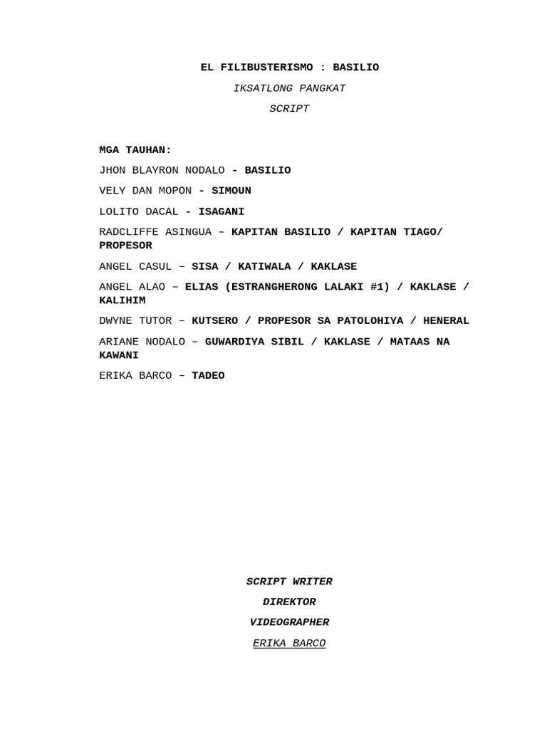 El Fili Script | PDF