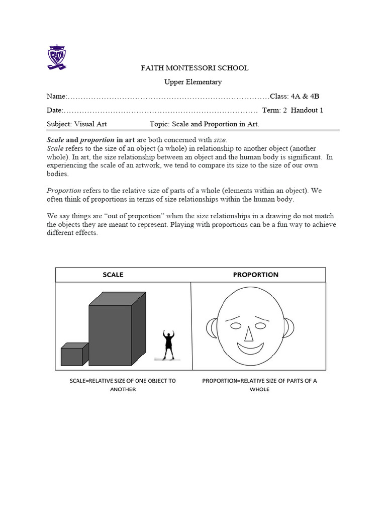 Scale and Proportion in Art Concepts | PDF
