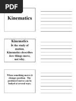 Deriving the Four Kinematic Equations | PDF | Kinematics | Velocity