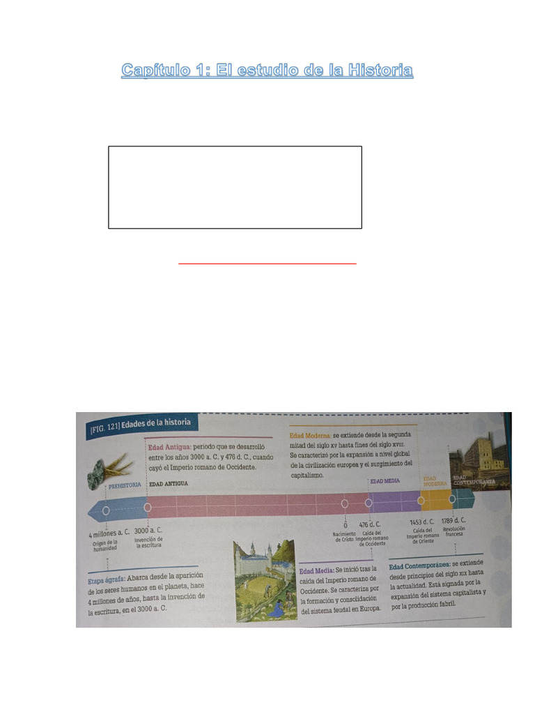 Capítulo 1. El tiempo y la historia | PDF