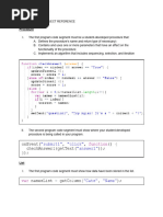 AP CSP Project Reference Template | PDF