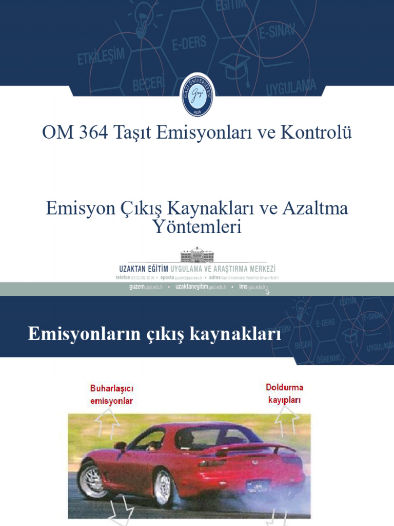 10 Emisyon Cikis Kaynaklari Ve Azaltma Yontemleri | PDF