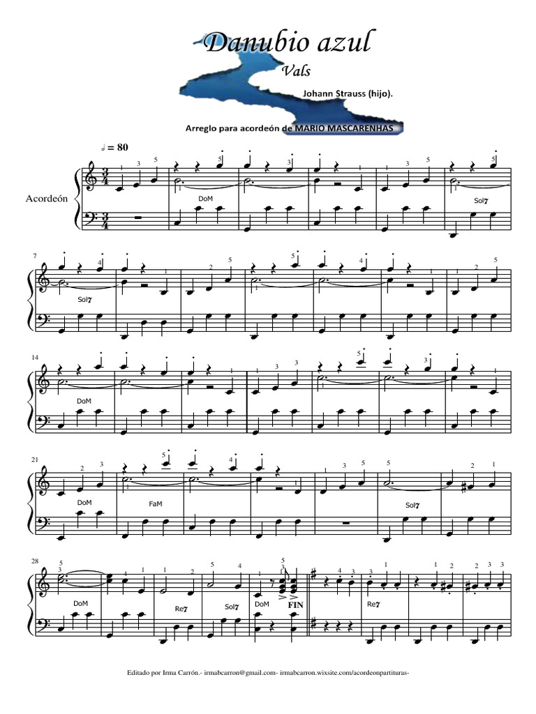 El Danubio Azul de Johann Strauss | PDF
