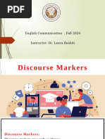 Examples of Discourse Markers | PDF