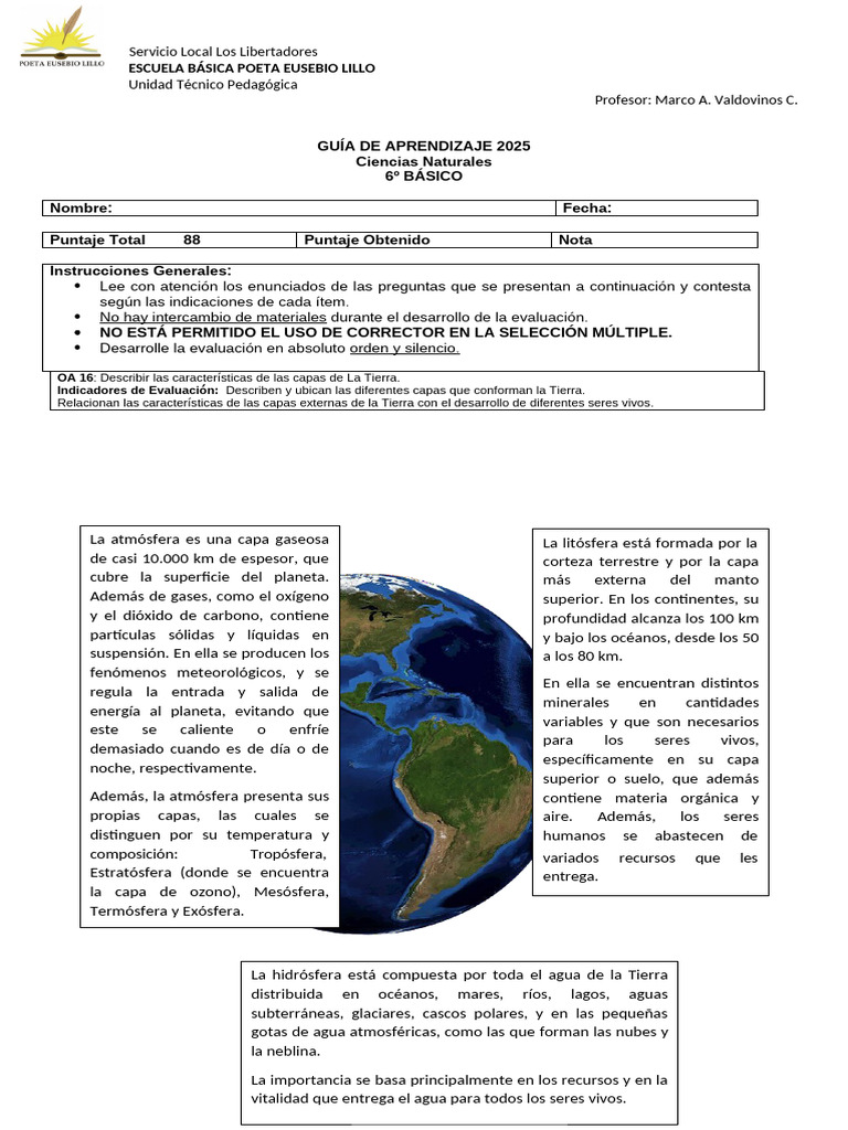 Capas y Suelo 6 | PDF | Suelo | Tierra