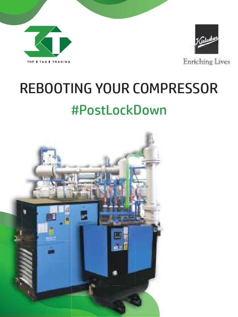 Rebooting Kirloskar Air Compressor After Extended Shutdown | PDF ...