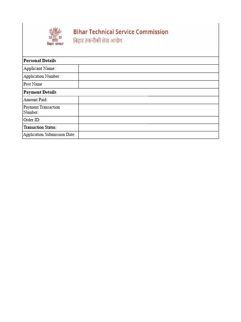Lab Technician Application Details | PDF